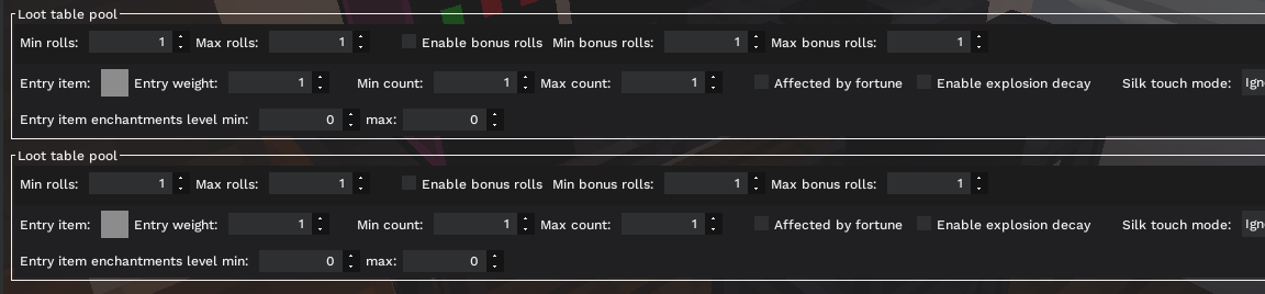 Loot Table Pool Huge Spacing Bug · Issue #3921 · MCreator/MCreator · GitHub