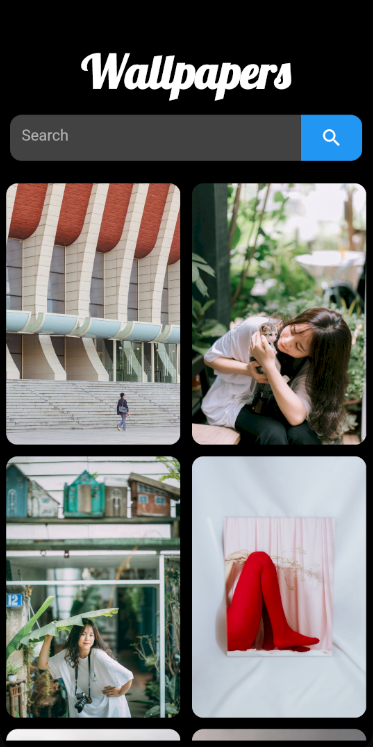 GitHub - dhnam2806/Wallpaper: Wallpaper app made with Flutter and Pexels API. You can sync as ...