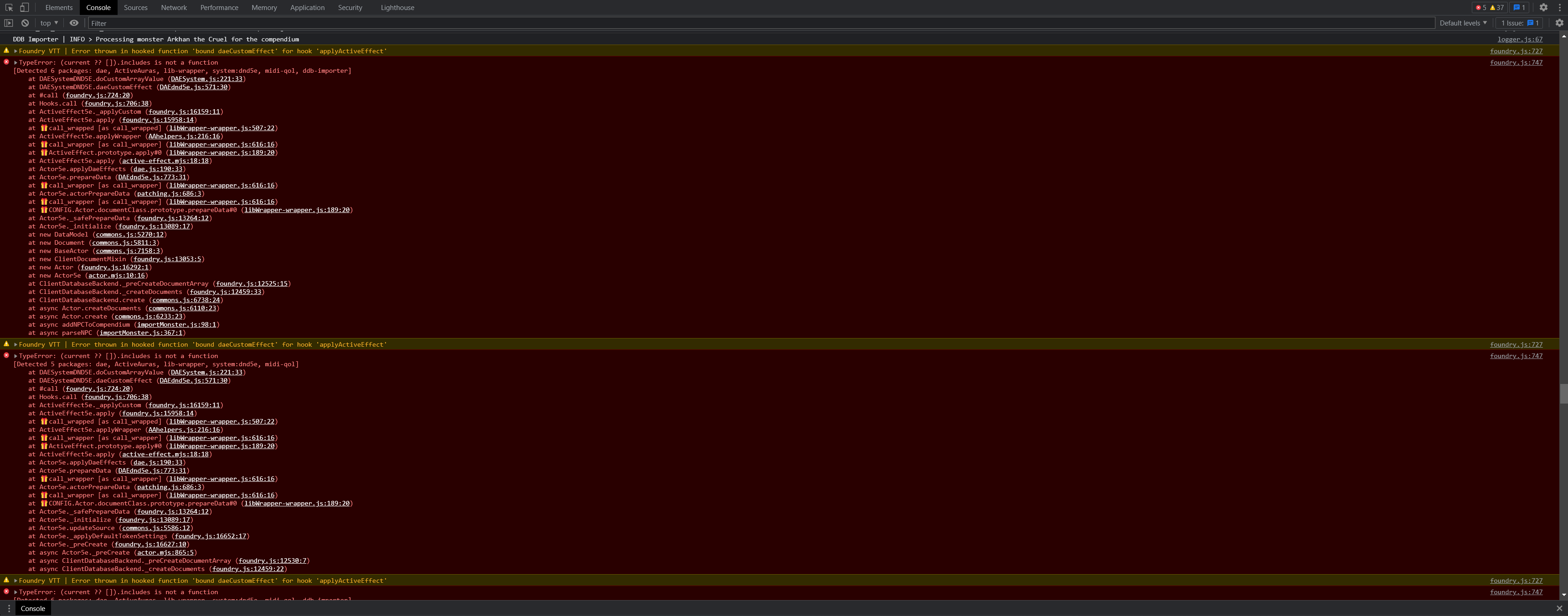 Arkhan the Cruel Import Failure · Issue #293 · MrPrimate/ddb-importer · GitHub