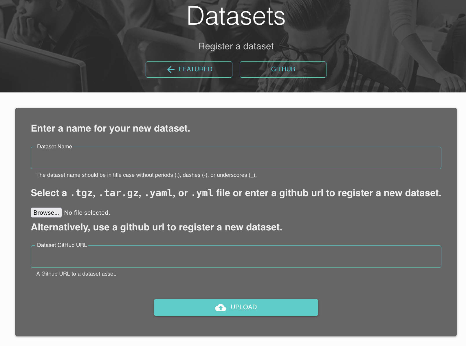 Register assets from UI asks for name but not description · Issue #155 · machine-learning ...