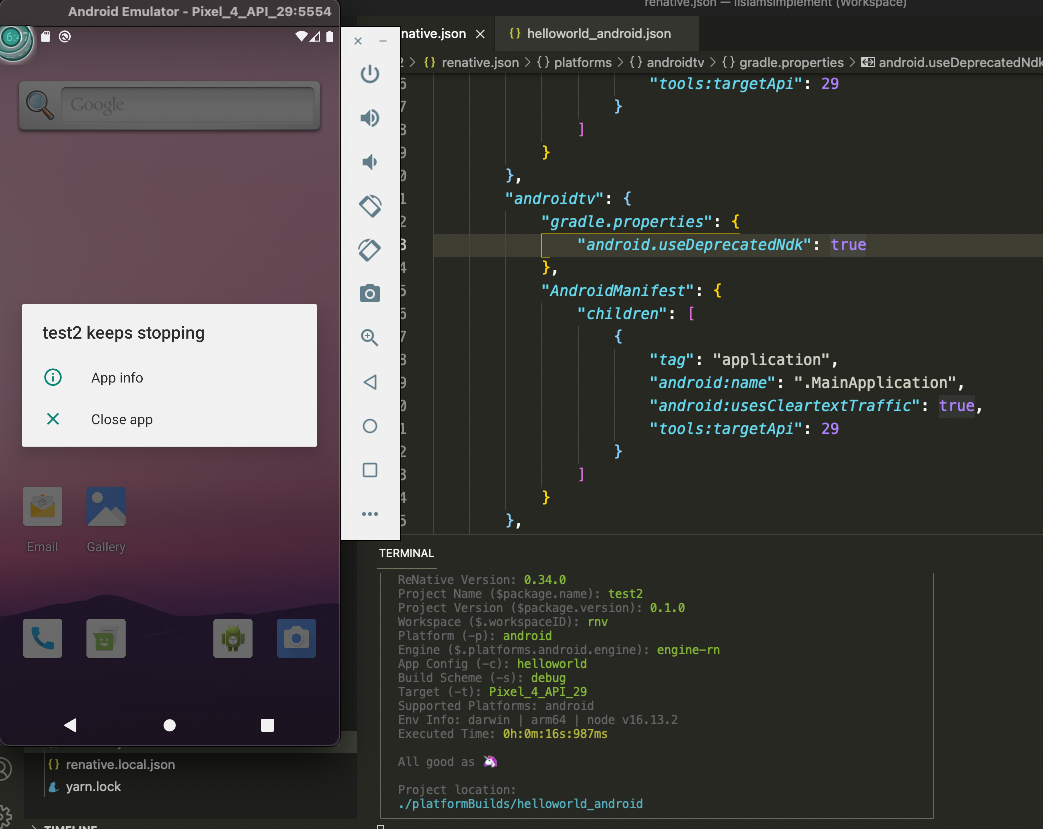 ERROR: process is translated under Rosetta. Attempting to replace emulator installation. · Issue ...