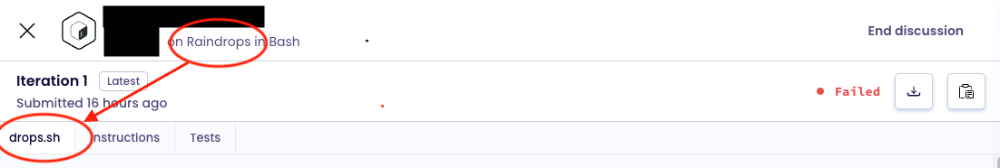 Add stub to mentoring bar if student uploads the wrong file. · Issue #6541 · exercism/exercism ...