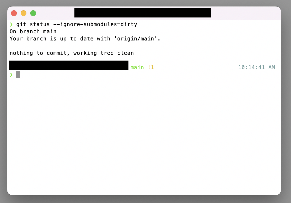 Gitstatusd does not ignore files marked by skip-worktree · Issue #1849 · romkatv/powerlevel10k ...