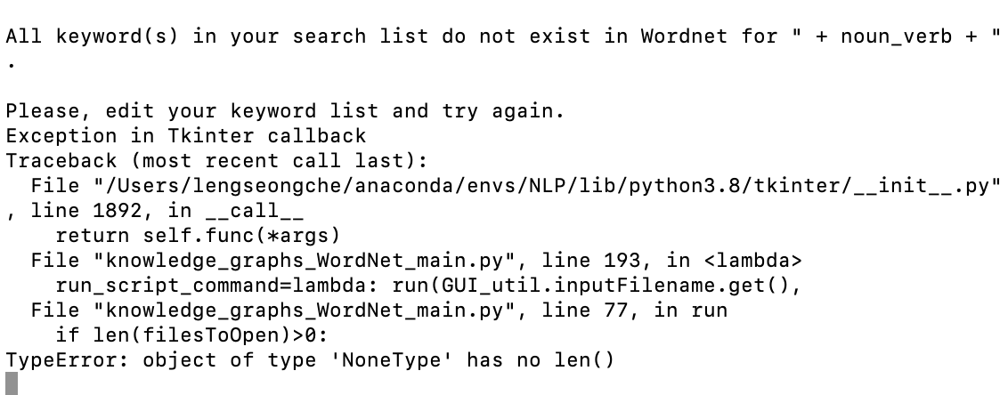 [BUG]: Error while trying to run WordNet Zoom in/down and find related words for synset "person ...