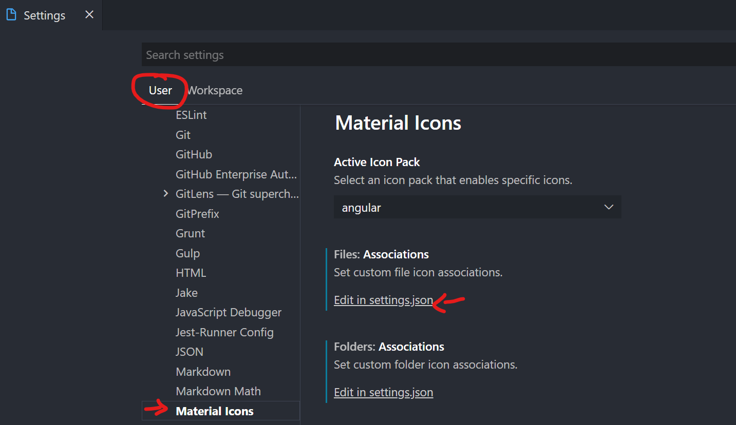 Custom file associations not working · Issue #493 · material-extensions/vscode-material-icon ...