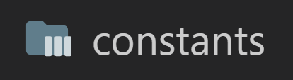 Add "constants" folder icon · Issue #205 · material-extensions/vscode ...