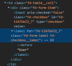 Cannot display text within Checkbox of Table · Issue #1120 · SAP/fundamental-react · GitHub