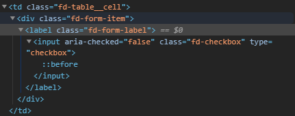 Cannot display text within Checkbox of Table · Issue #1120 · SAP/fundamental-react · GitHub