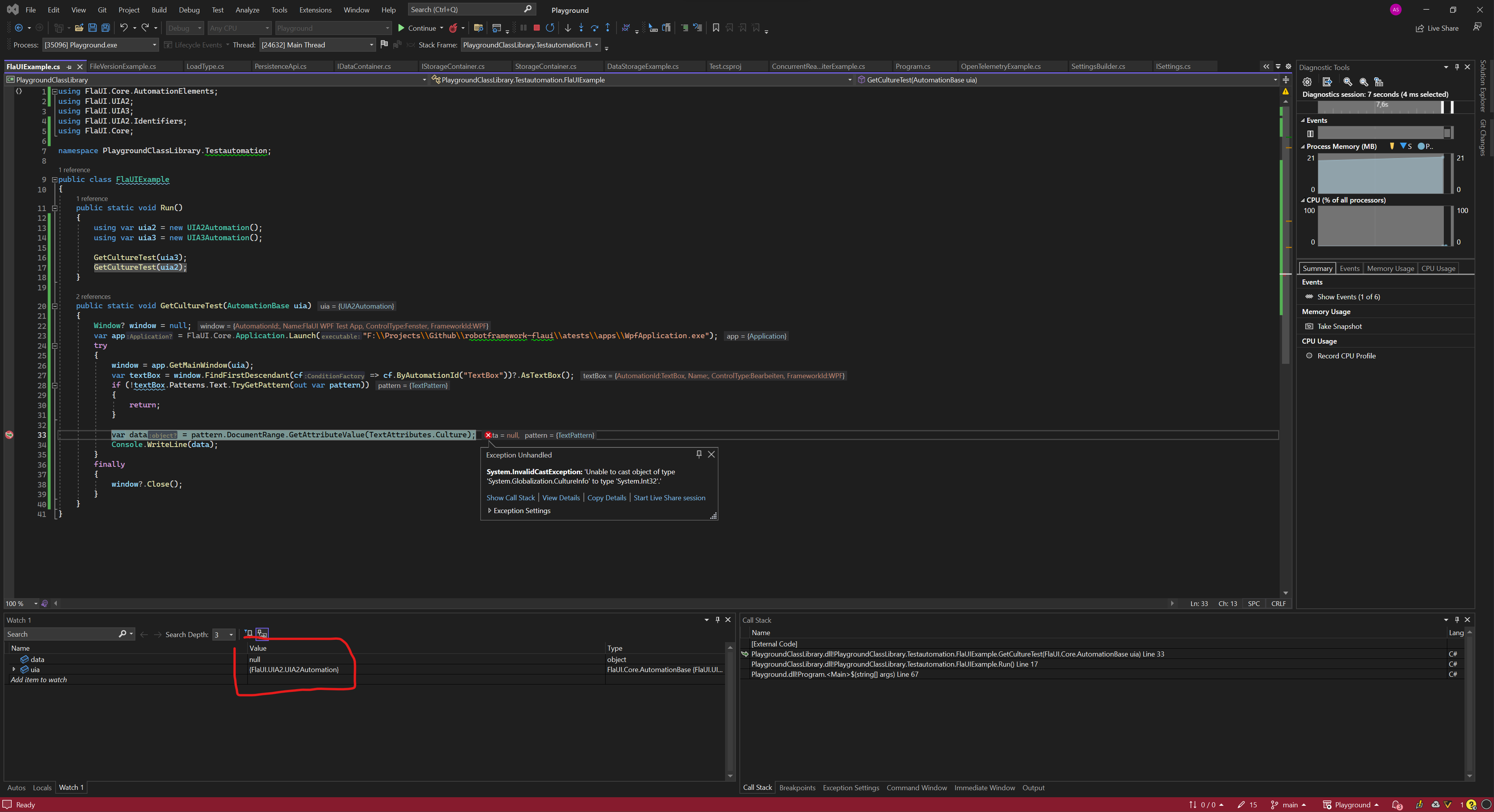 Get Culture Info Property Returns InvalidCastException · Issue #554 · FlaUI/FlaUI · GitHub