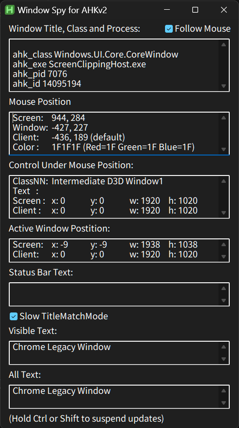 GitHub - nperovic/Dark_WindowSpy: Window Spy for AHKv2 in dark mode