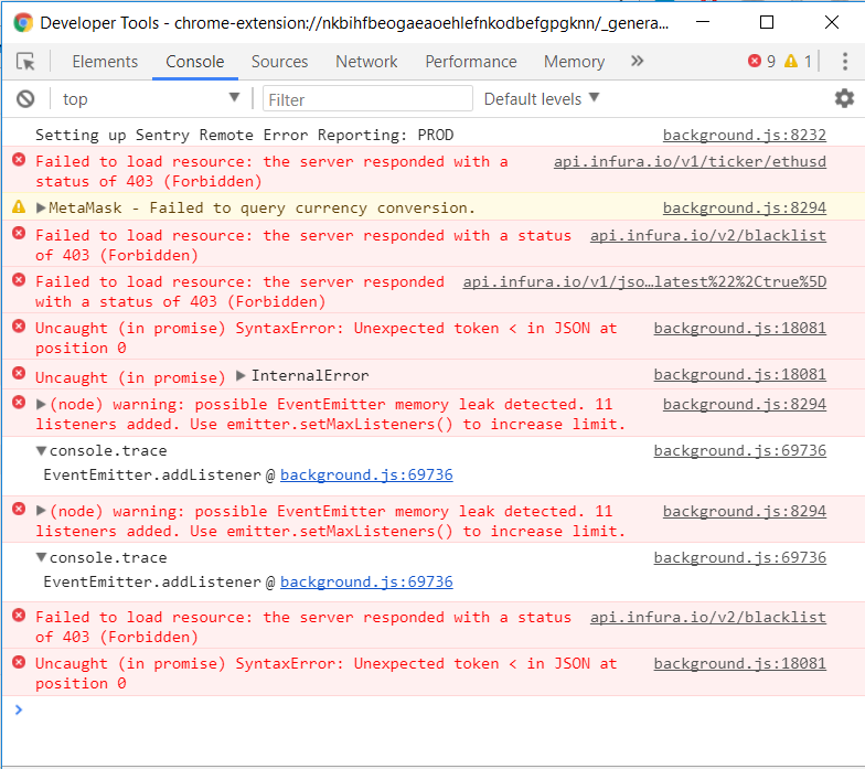 Metamask Not Able To Connect To Main Ethereum Network Not Able To Login Loading Infinite