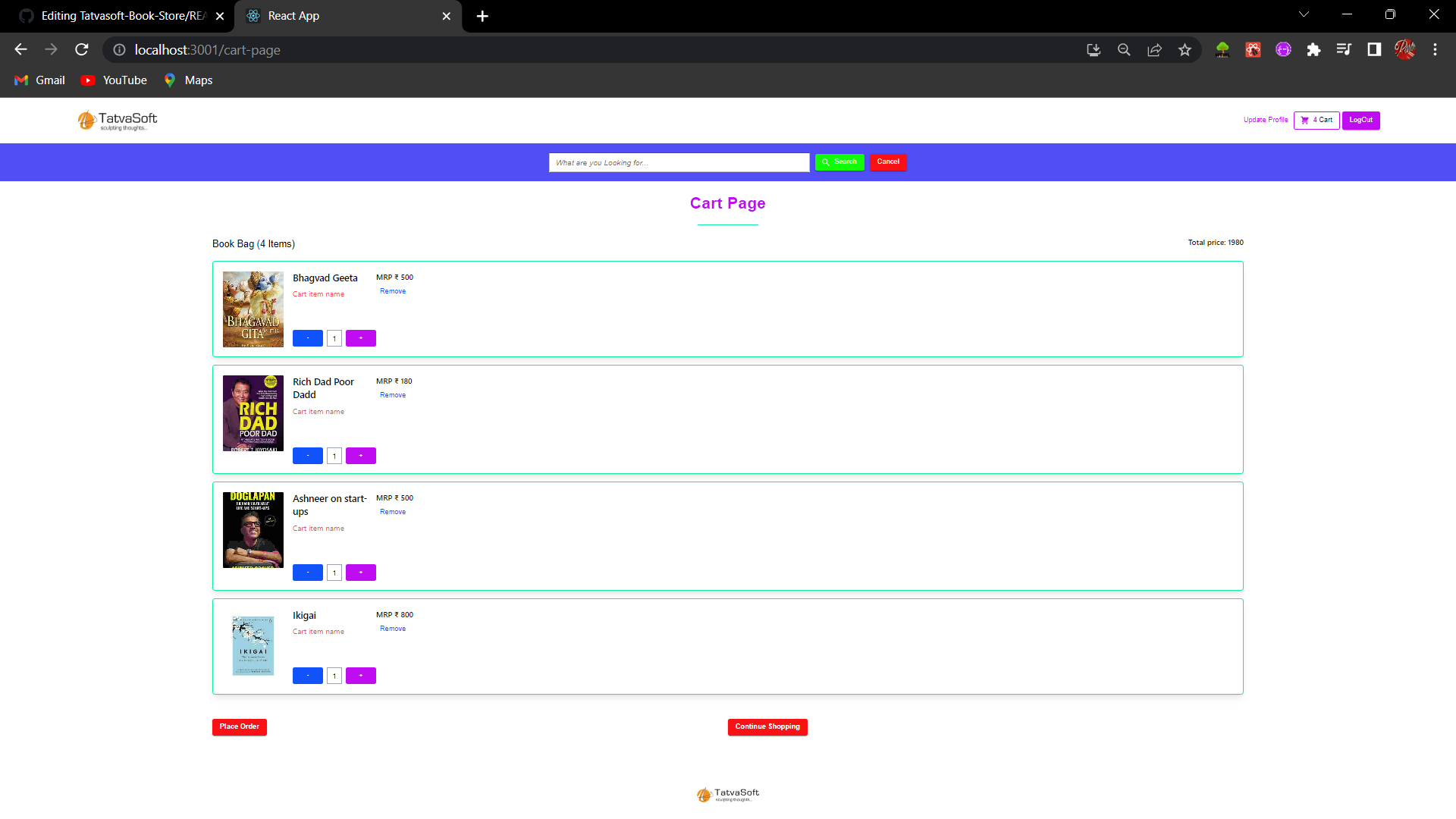 GitHub - parth211prajapati/Tatvasoft-Book-Store