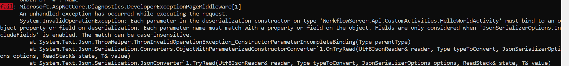 Workflow 30 Error In Designer When Creating Workflow With Custom Activity · Elsa Workflows