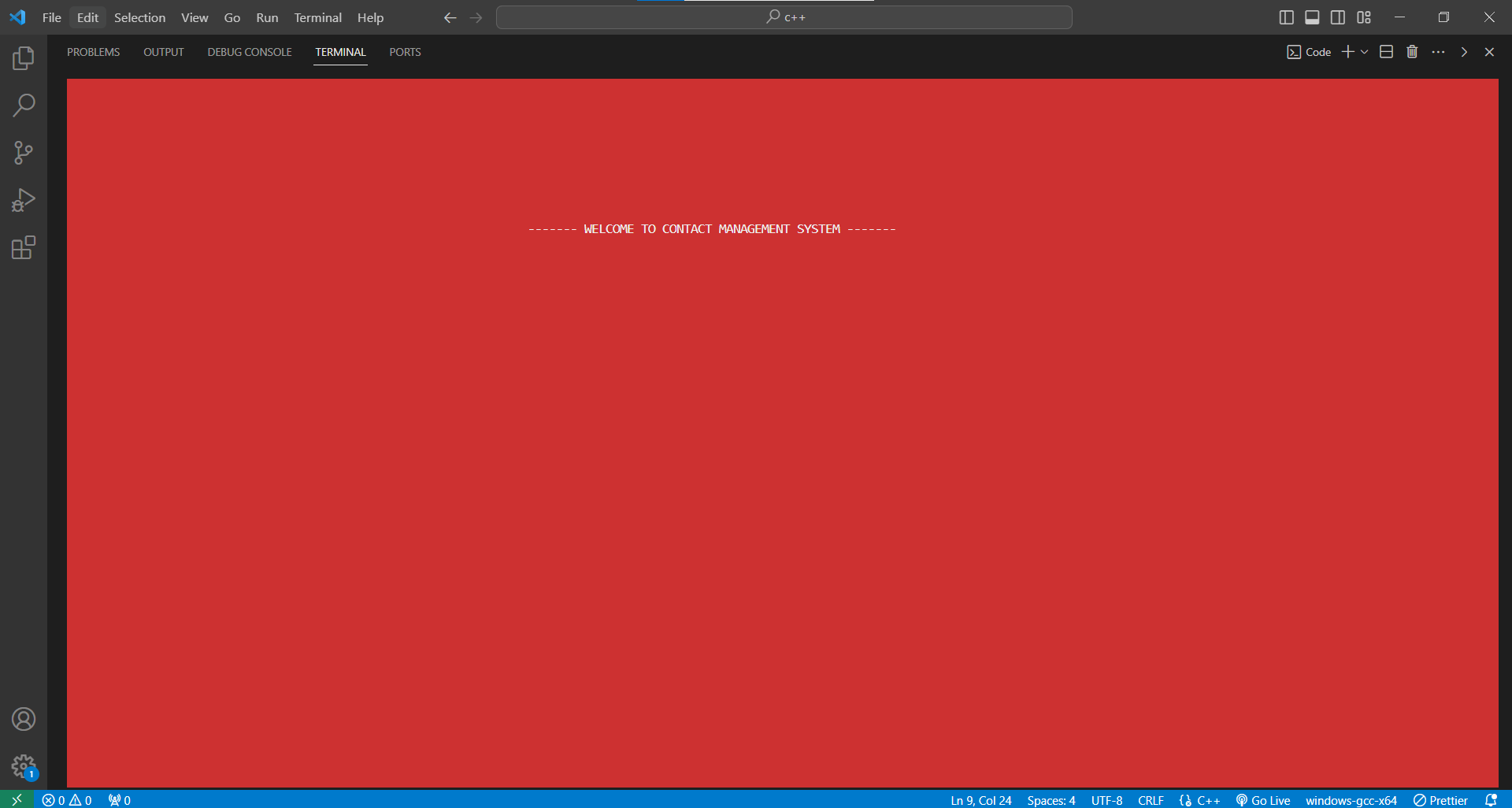 GitHub - paritosh22/Contact-Management-System