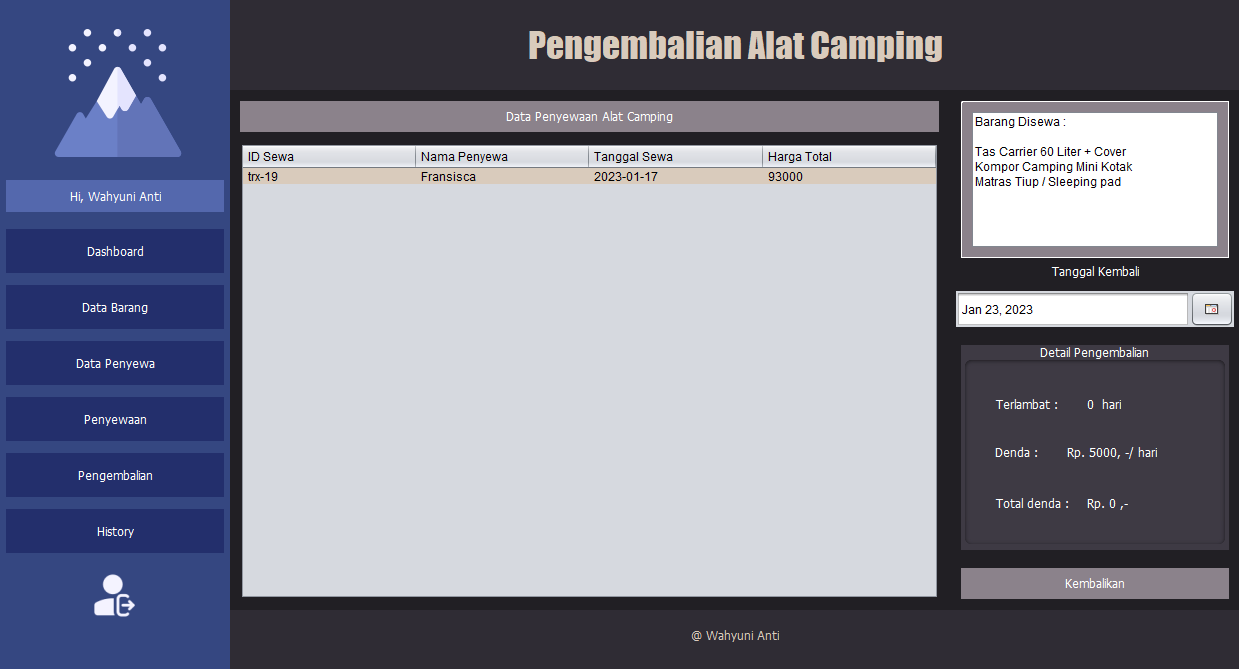 GitHub - Wahyunianti/Java-GUI-Rental-Application-Camping-: This is a camping equipment rental ...