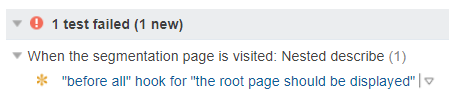 "before all" hook failure does not get propagated to teamcity build failure · Issue #35 ...