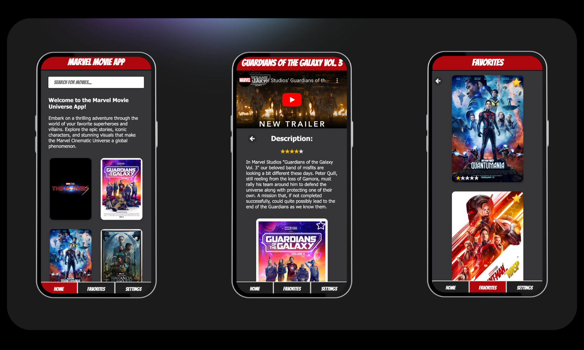 GitHub - Sascha-Pionczewski/Marvel-Movie-App