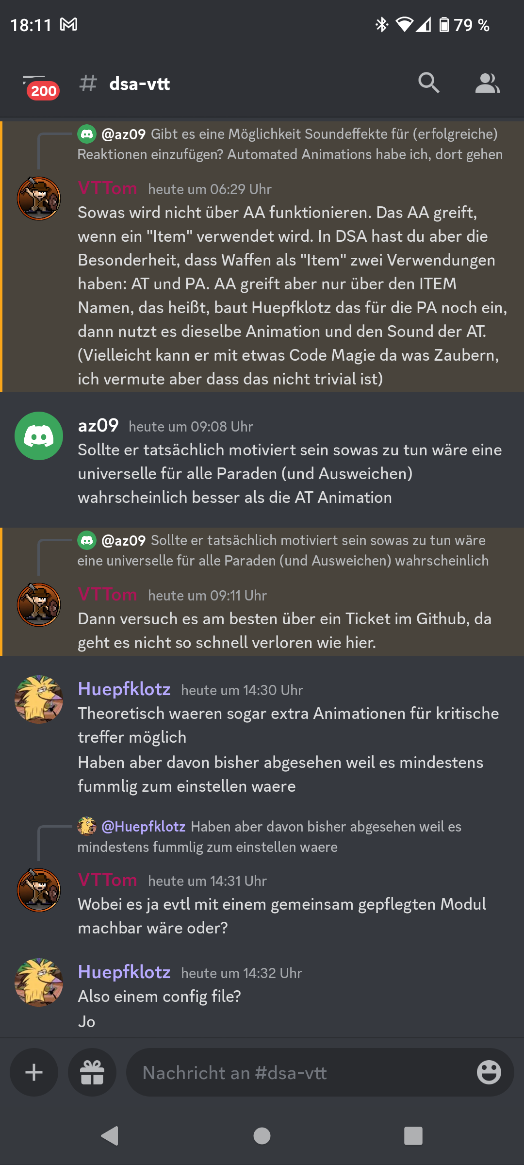 Soundeffekte für Reaktionen/Kritische Treffer · Issue #1326 · Plushtoast/dsa5-foundryVTT · GitHub