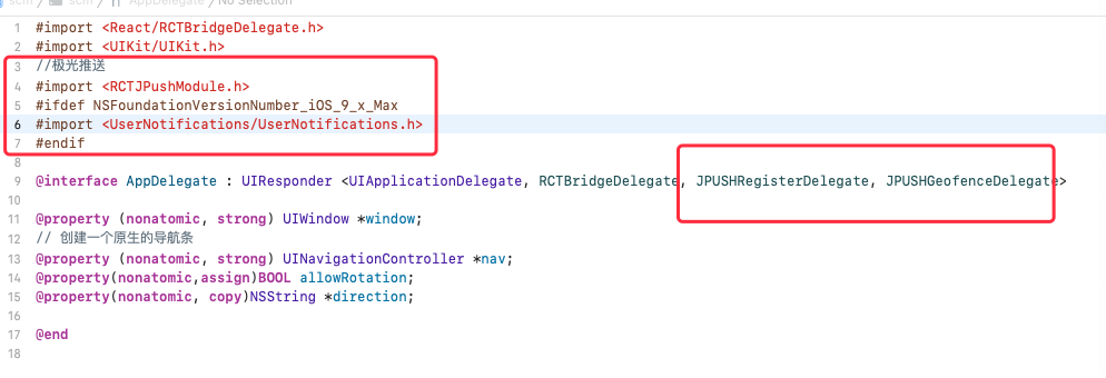 [ios 10]Warning: Sending 'AppDelegate *const__strong' to parameter of incompatible type 'id ...