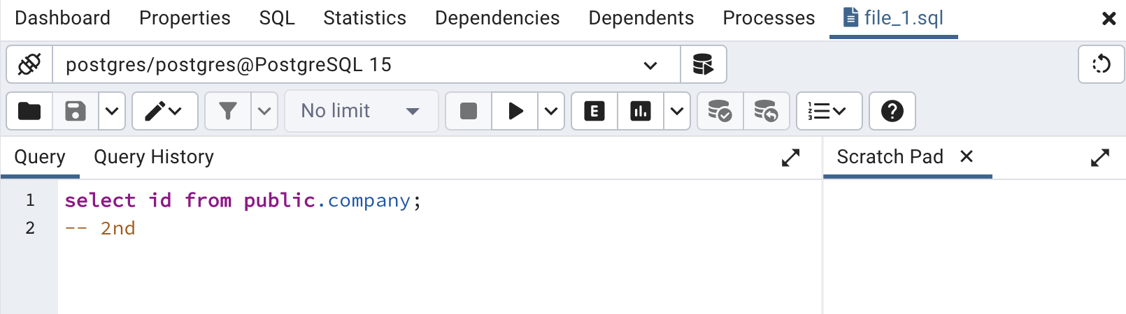 File name is not changing on query tool editor tab if opens up another file immediately · Issue ...