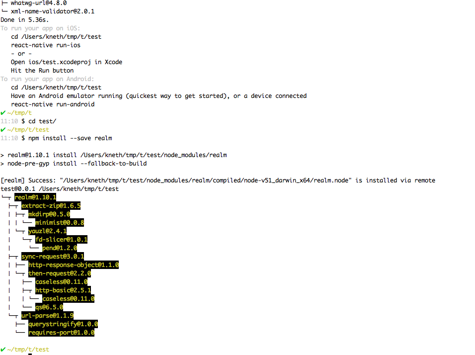 [RN 0.47.1] Can not install Realm Stop on `> node-pre-gyp install --fallback-to-build` · Issue ...
