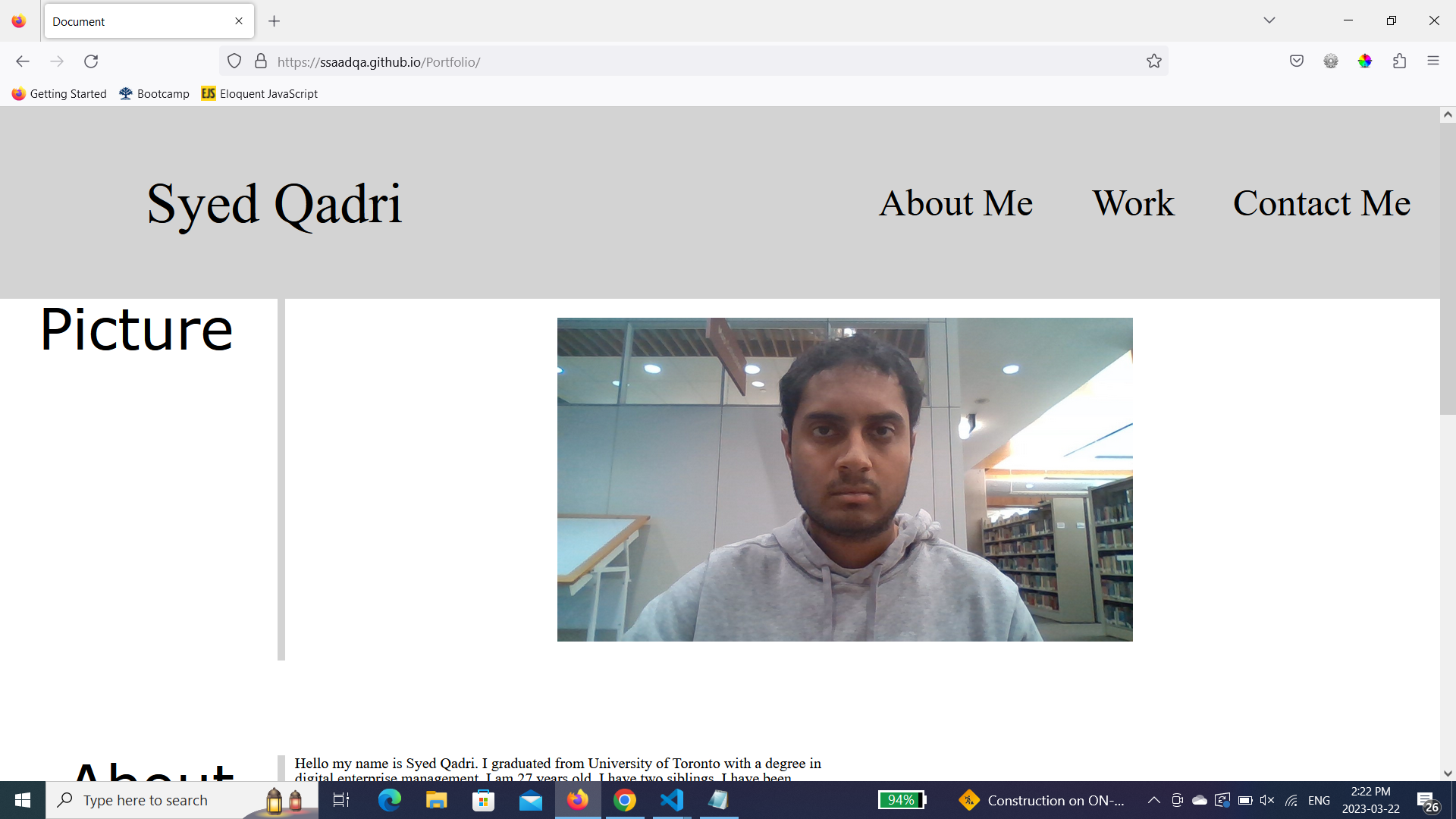 GitHub - ssaadqa/Portfolio: Portfolio for Syed Qadri