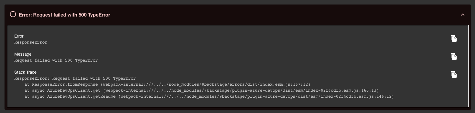 🐛 Bug Report: Azure DevOps README not working · Issue #14831 · backstage/backstage · GitHub