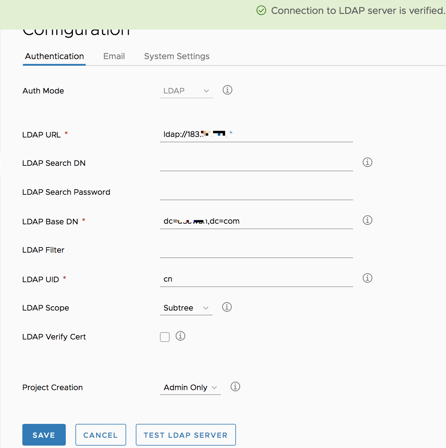 Cannot add member from LDAP? · Issue #5103 · goharbor/harbor · GitHub