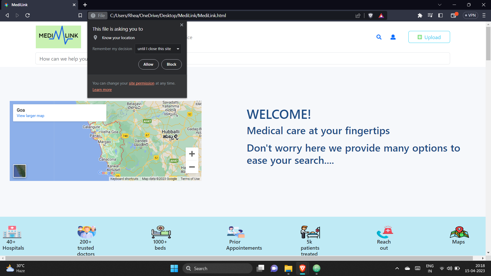 GitHub - RheaBillava/GFG-MEDILINK