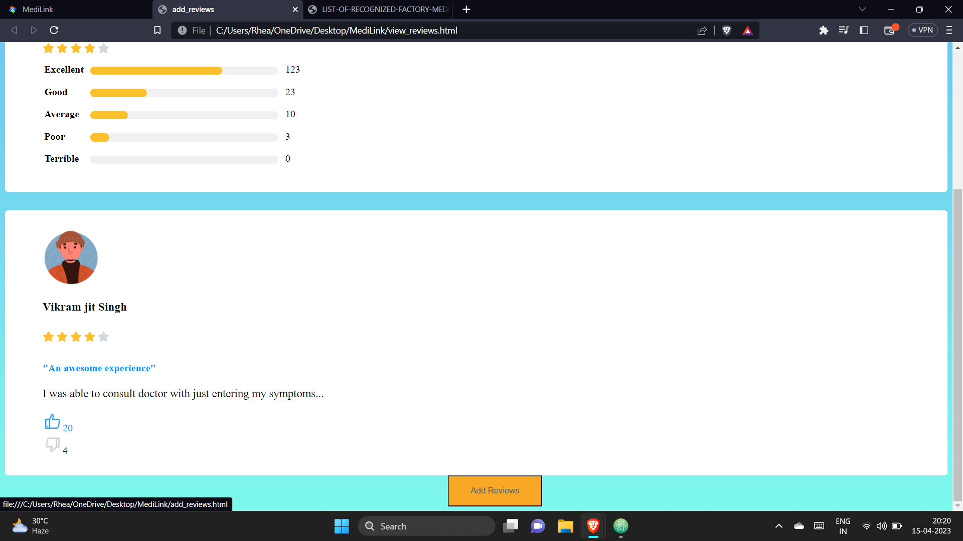 GitHub - RheaBillava/GFG-MEDILINK