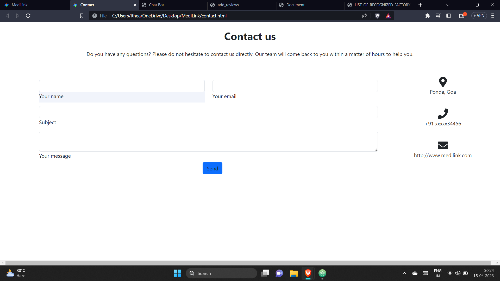 GitHub - RheaBillava/GFG-MEDILINK