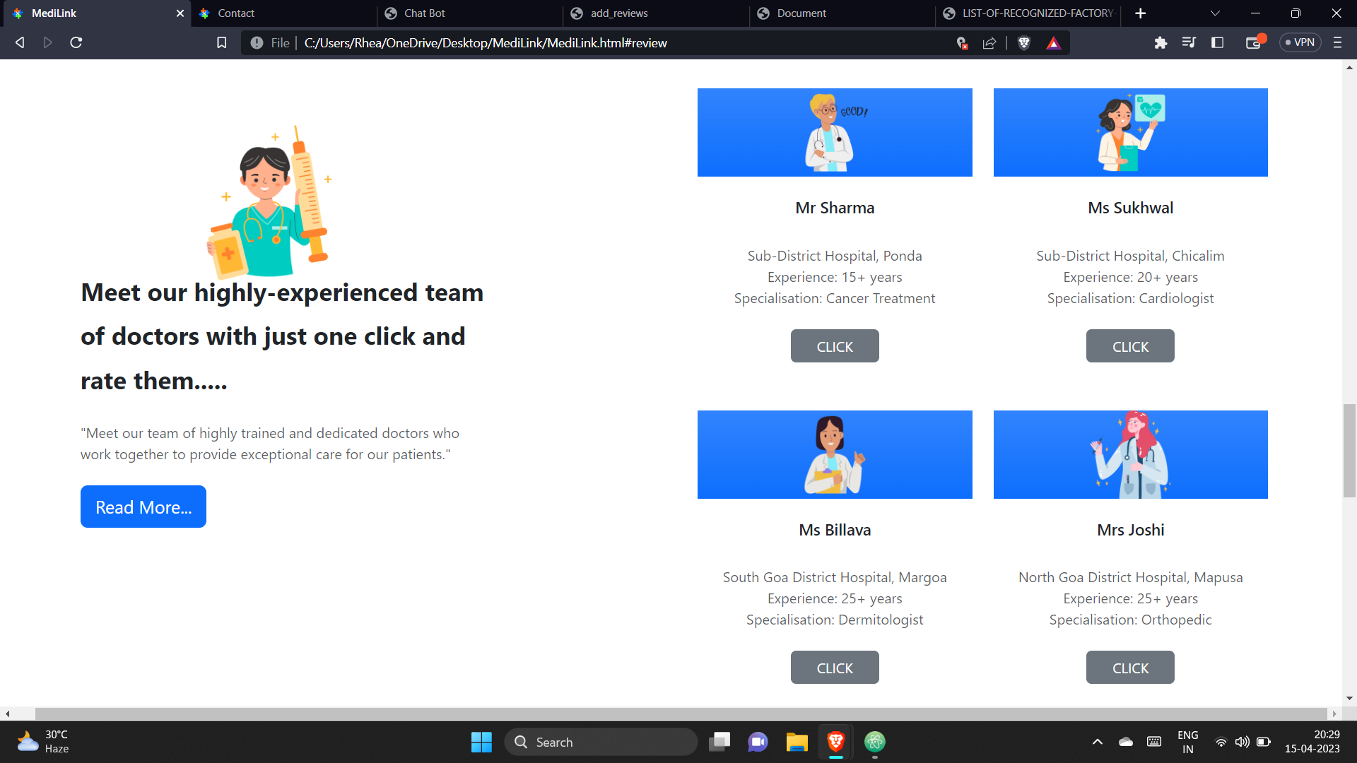 GitHub - RheaBillava/GFG-MEDILINK
