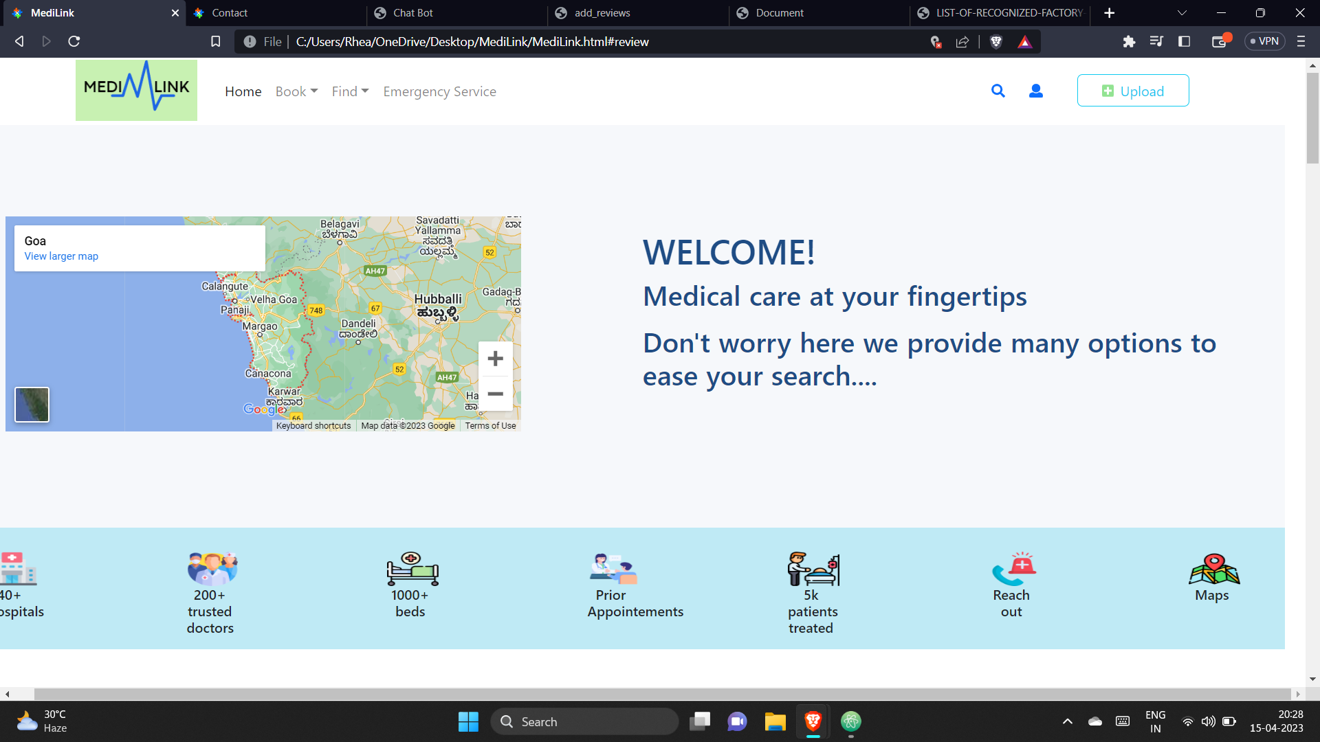 GitHub - RheaBillava/GFG-MEDILINK