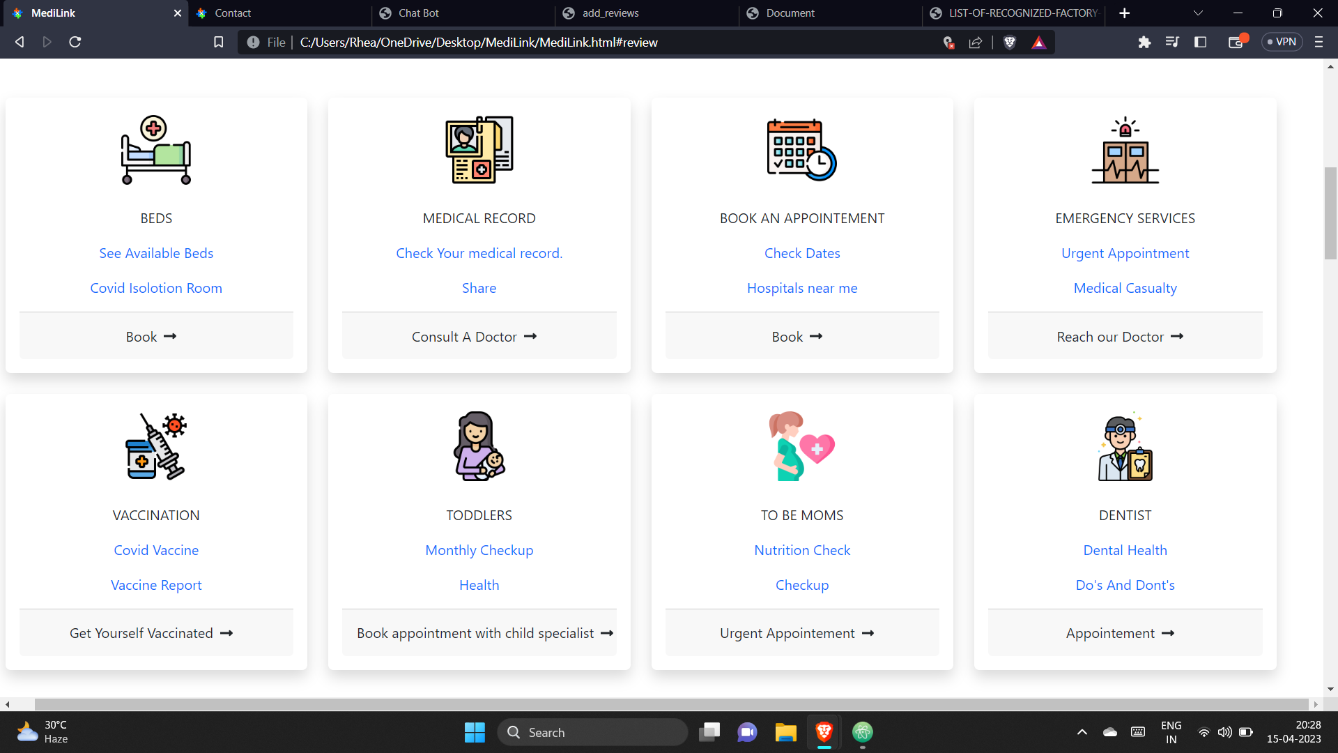 GitHub - RheaBillava/GFG-MEDILINK