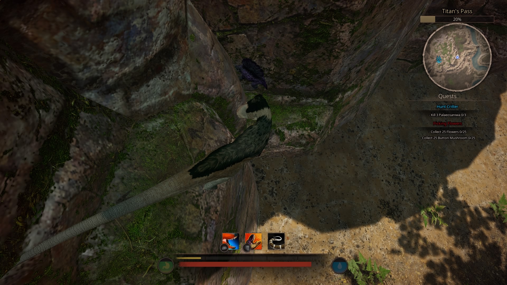 Critter Is Stuck In A Rock Face At Titans Pass · Issue 11014 · Alderon Games Pathoftitans Bugs