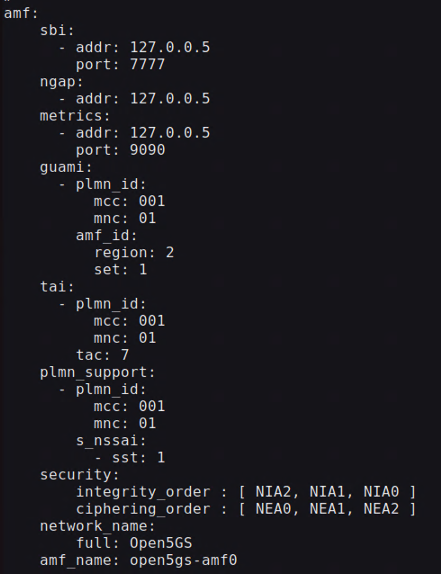 AMF does not appear to communicate with other NFs · Issue #2216 · open5gs/open5gs · GitHub