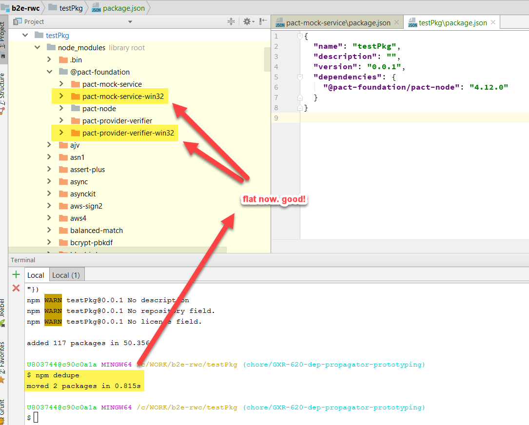 Npm Install Doesnt Flatten Dedupe All Transitive Dependencies