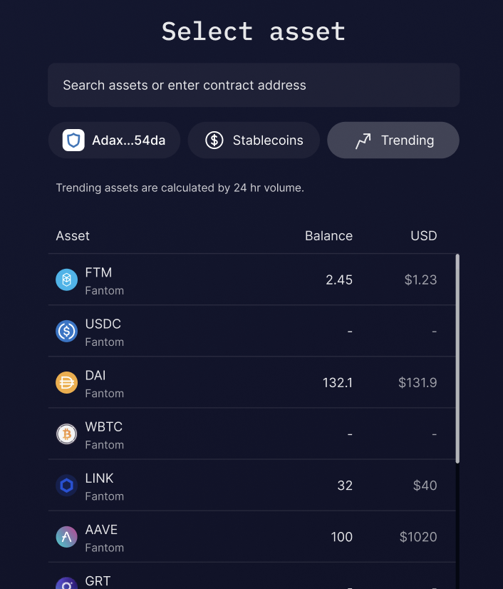 [Design] Asset filter buttons · Issue #619 · wormhole-foundation/wormhole-connect · GitHub