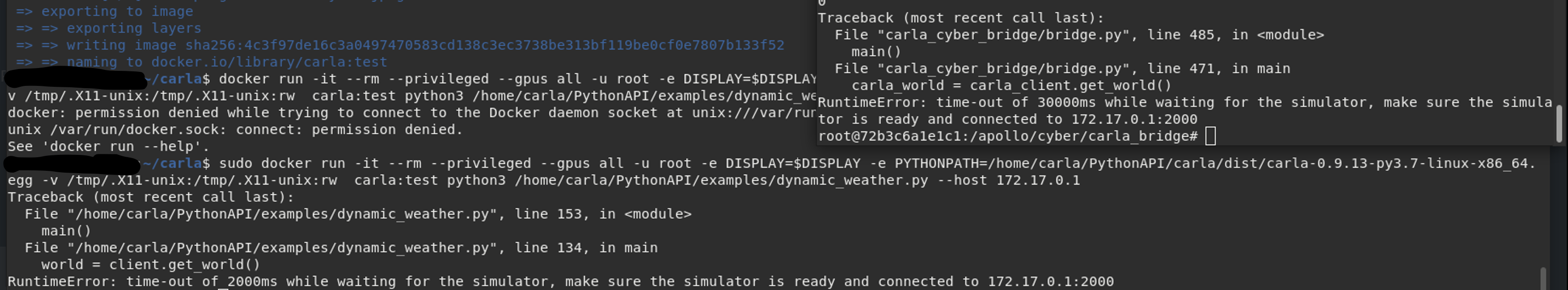 Python Can't Connect · Issue #49 · guardstrikelab/carla_apollo_bridge ...