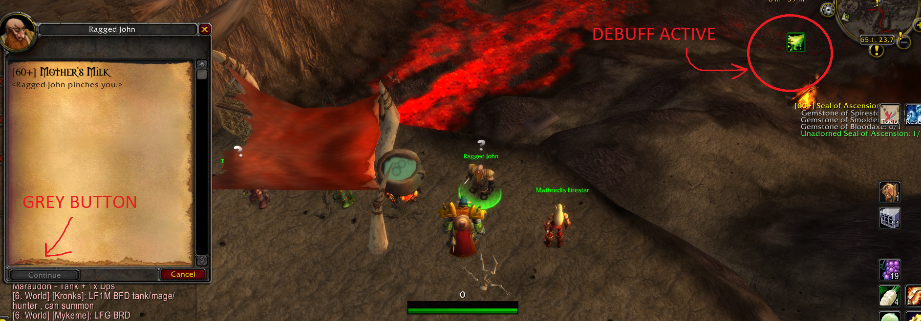 Mother's Milk Bug (Unable to complete the quest despite having the debuff) · Issue #84 ...