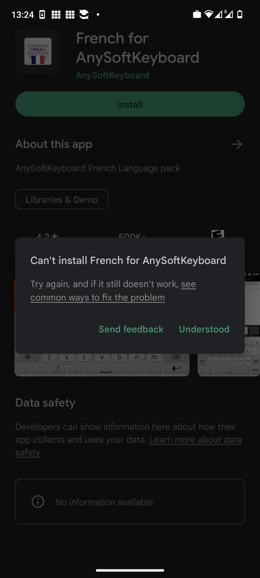 Cannot install app or dictionaries via play store on work profile / GrapheneOS · Issue #3560 ...