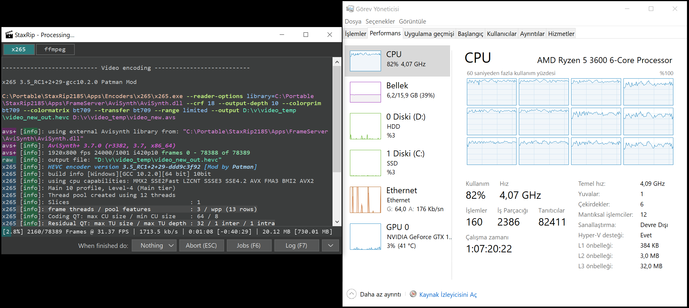 Avs filter usage not loading cpu full. · Issue #575 · staxrip/staxrip ...