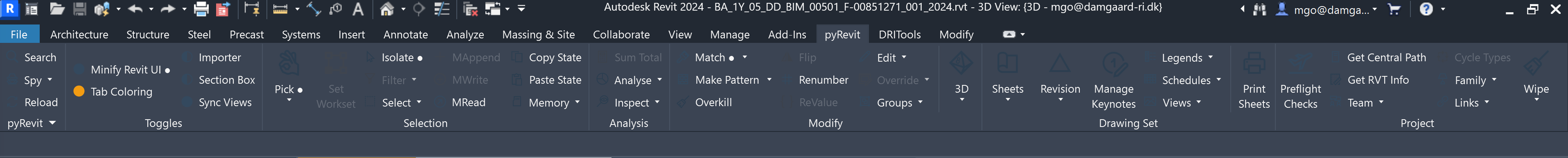PyRevit icons on the ribbon are barely visible when Revit 2024 dark ...