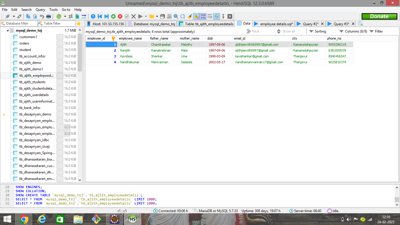 GitHub - Ajith6997/EmployeeJDBCConnection