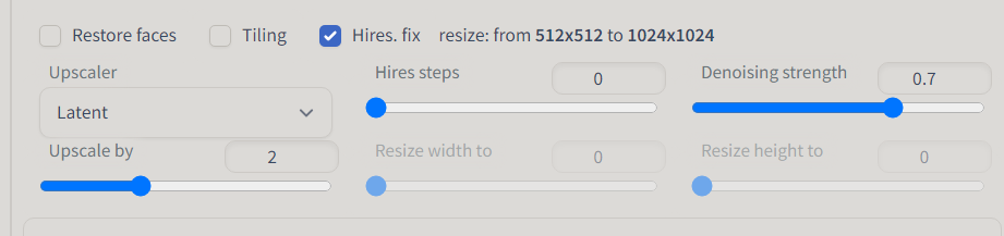 how to change the setting of Hires. fix · Issue #168 · camenduru/stable-diffusion-webui-colab ...