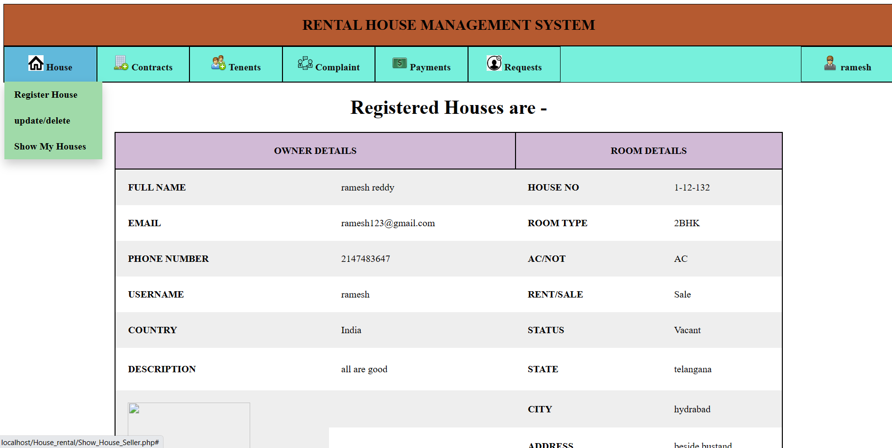 GitHub - RamireddyKalyan/House_Rental_Management_System