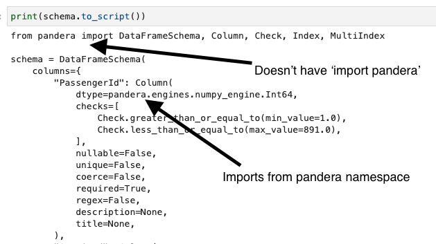 Output from `schema.to_script()` no longer works as standalone script · Issue #993 · unionai-oss ...