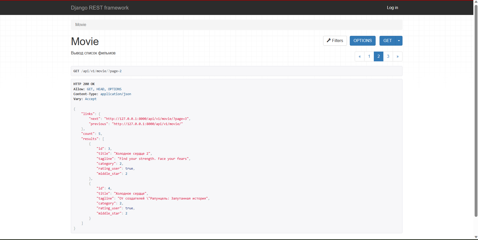 GitHub - UmirzakovOzodbek/django-cinema-API: Django cinema API