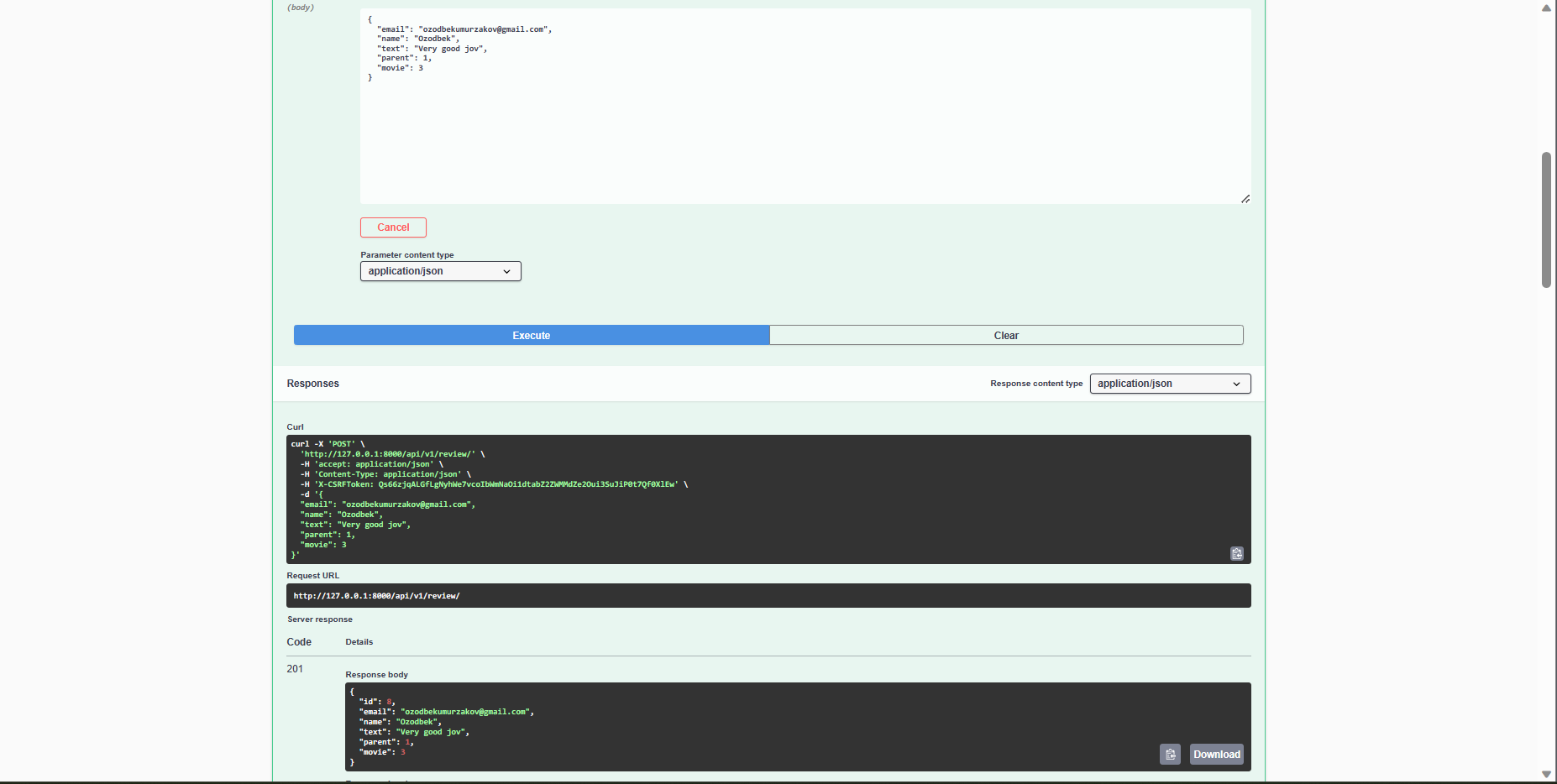 Github Umirzakovozodbekdjango Cinema Api Django Cinema Api