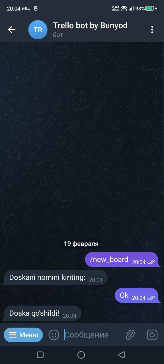 GitHub - BunyodNaimov/trello_bot